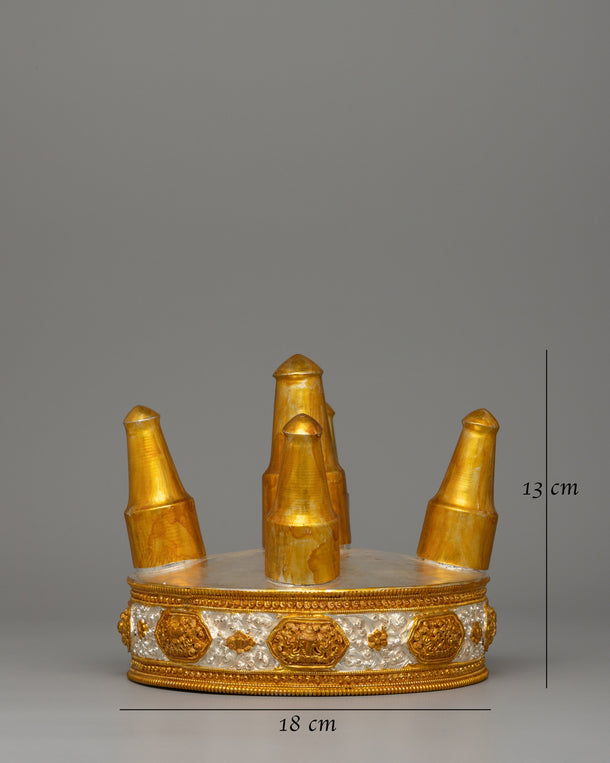 Torma Mandala Offering Set | Tibetan Copper Ritual Art – Evamratna