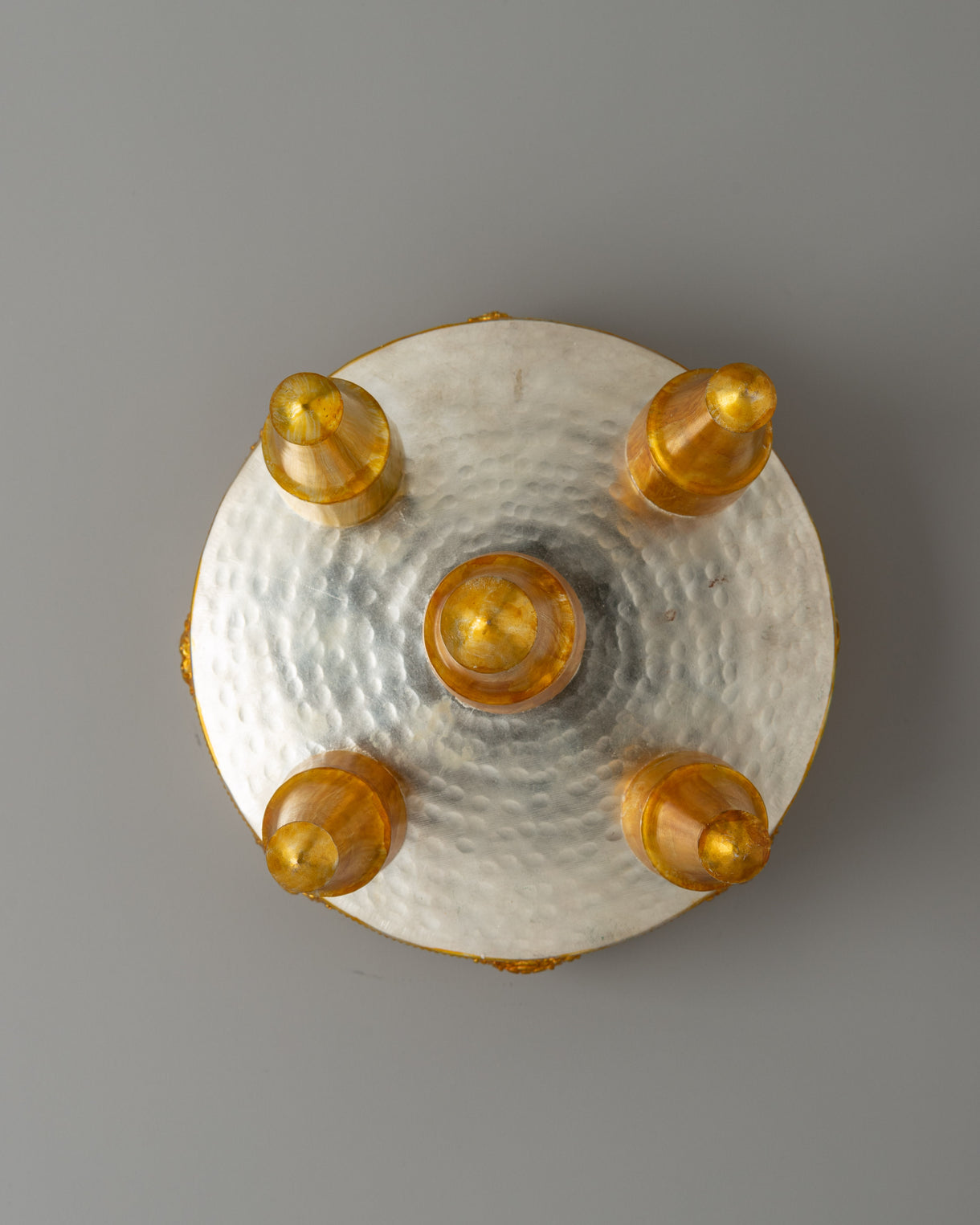 Torma Mandala Offering Set | Tibetan Copper Ritual Art – Evamratna