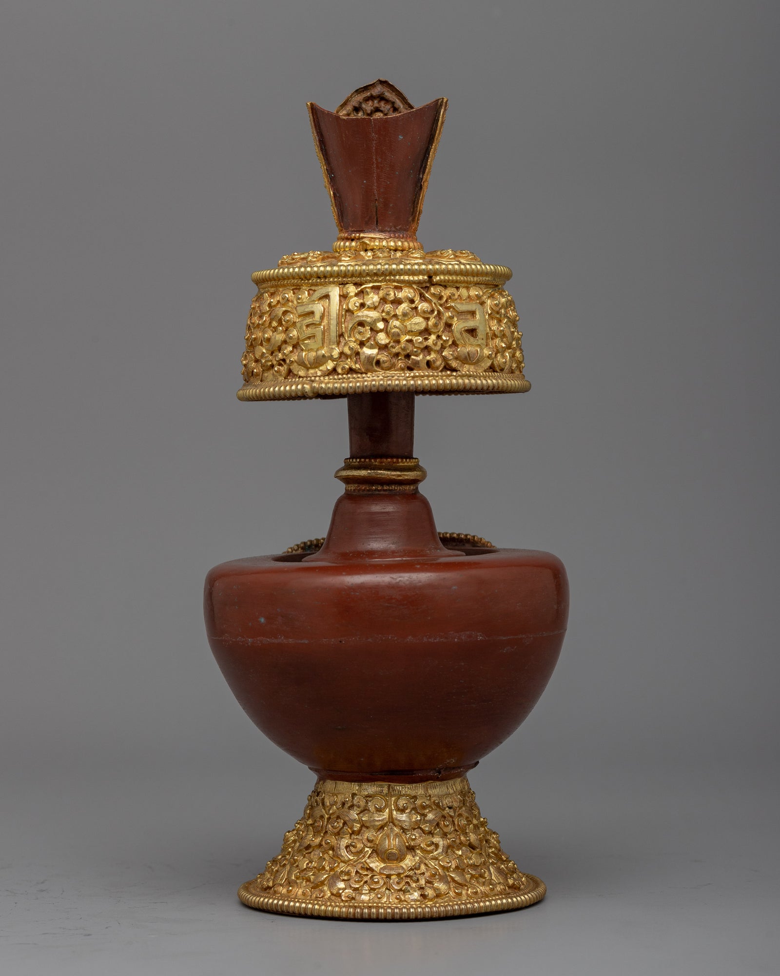 Tibetan Copper Bhumba Set | Sacred Tibetan Offering for Spiritual Prac