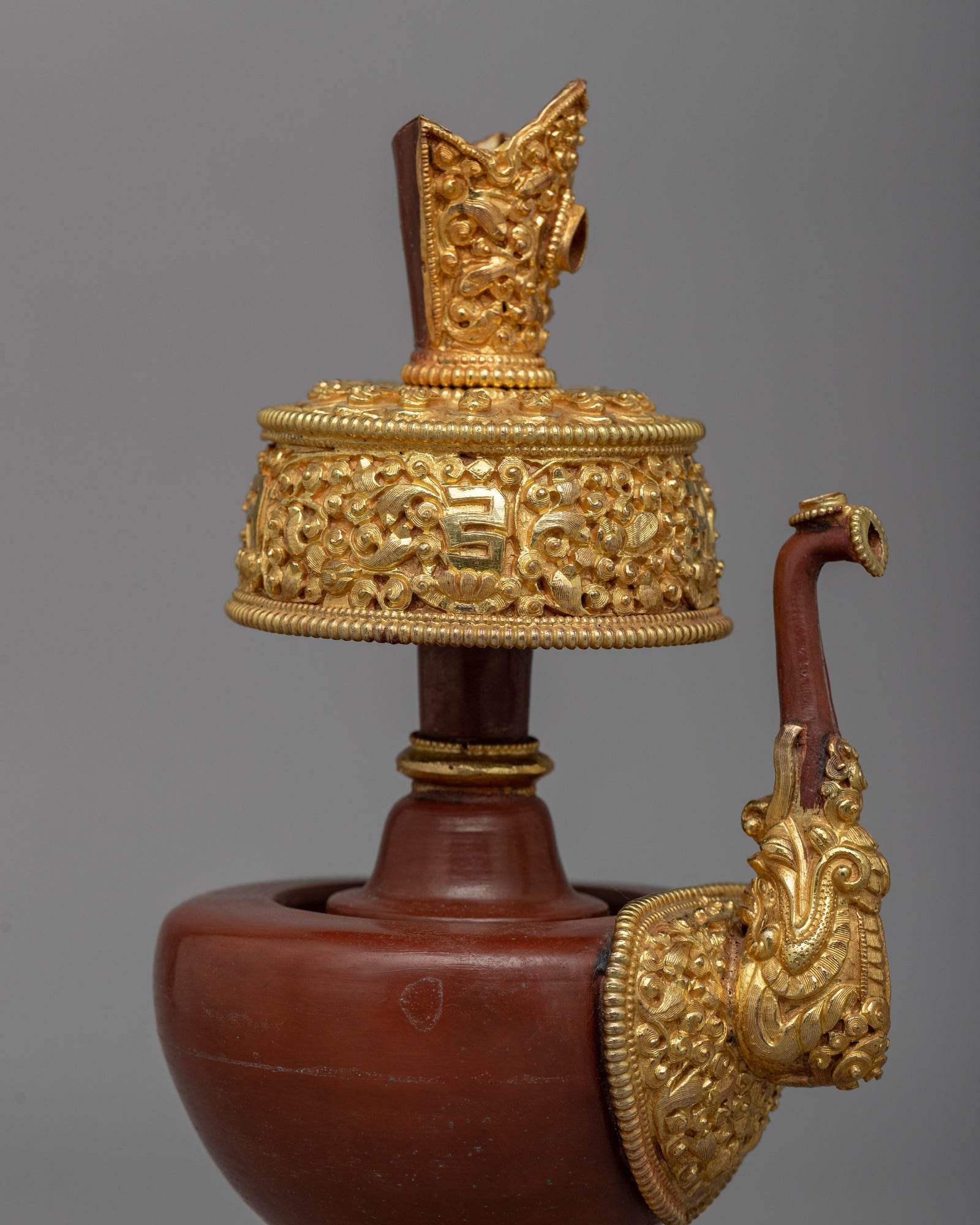 Tibetan Copper Bhumba Set | Sacred Tibetan Offering for Spiritual Prac