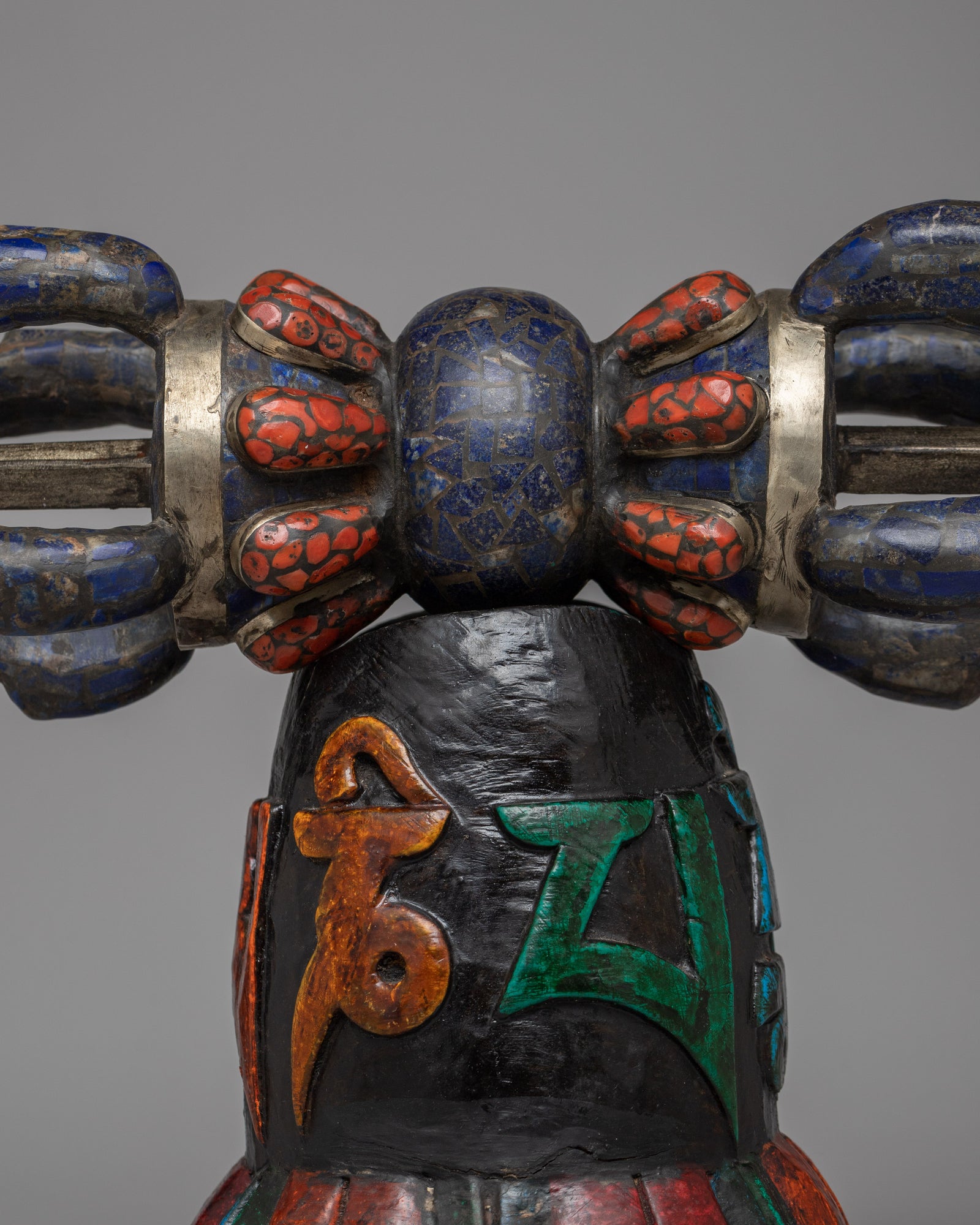 Wooden Base Vajra | Decorative and Ceremonial Tool