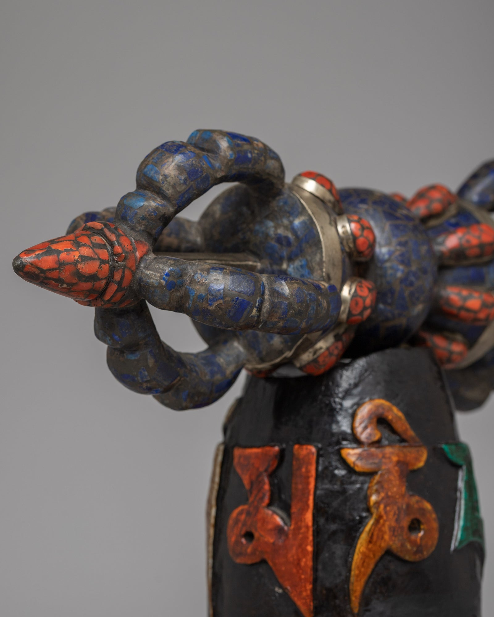 Wooden Base Vajra | Decorative and Ceremonial Tool