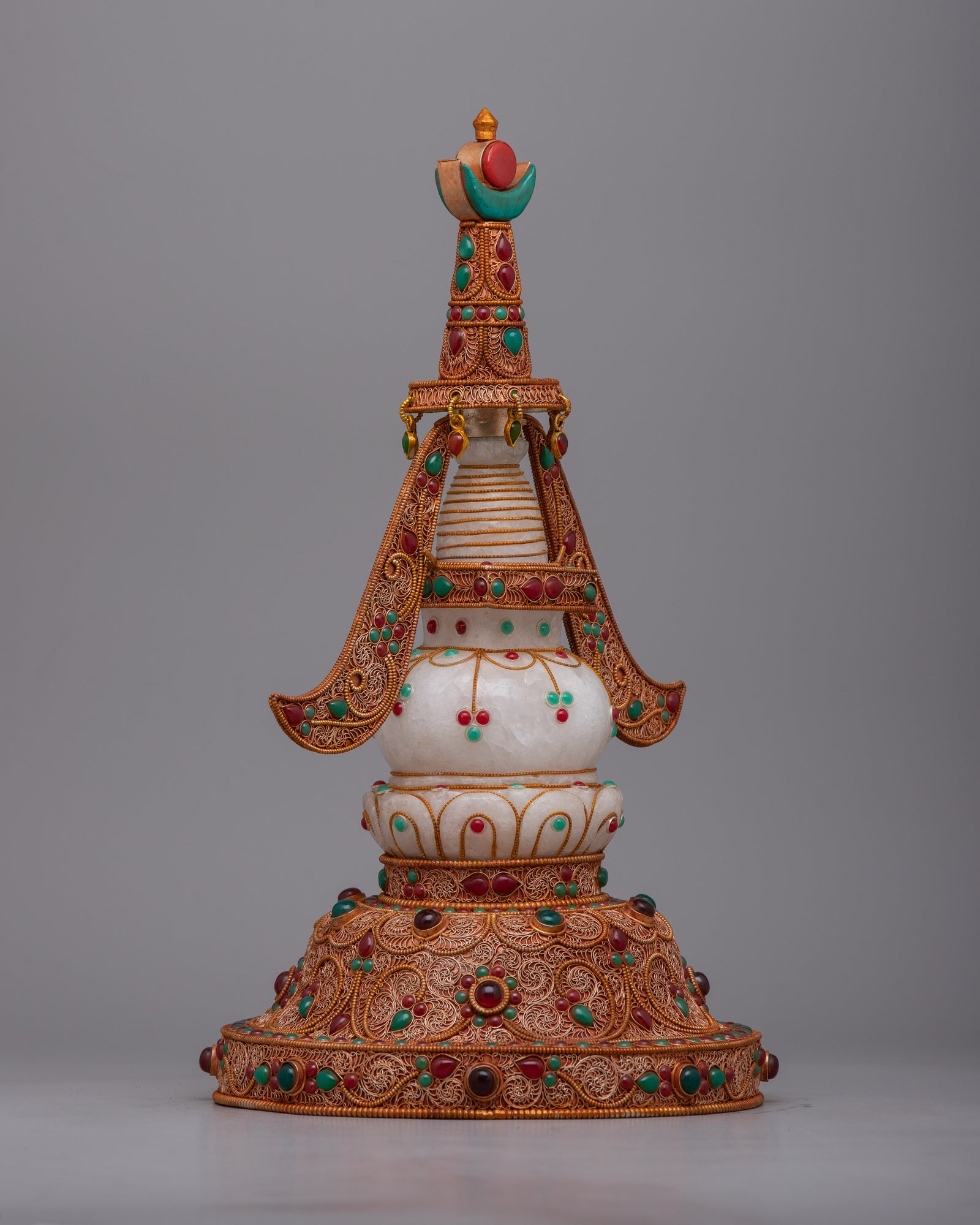 Crystal Buddhist Stupa | Buddhist Shrine for Meditation Space