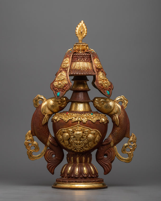 Copper Auspicious Bhumba | Traditional Vessel for Offerings and Ritual ...