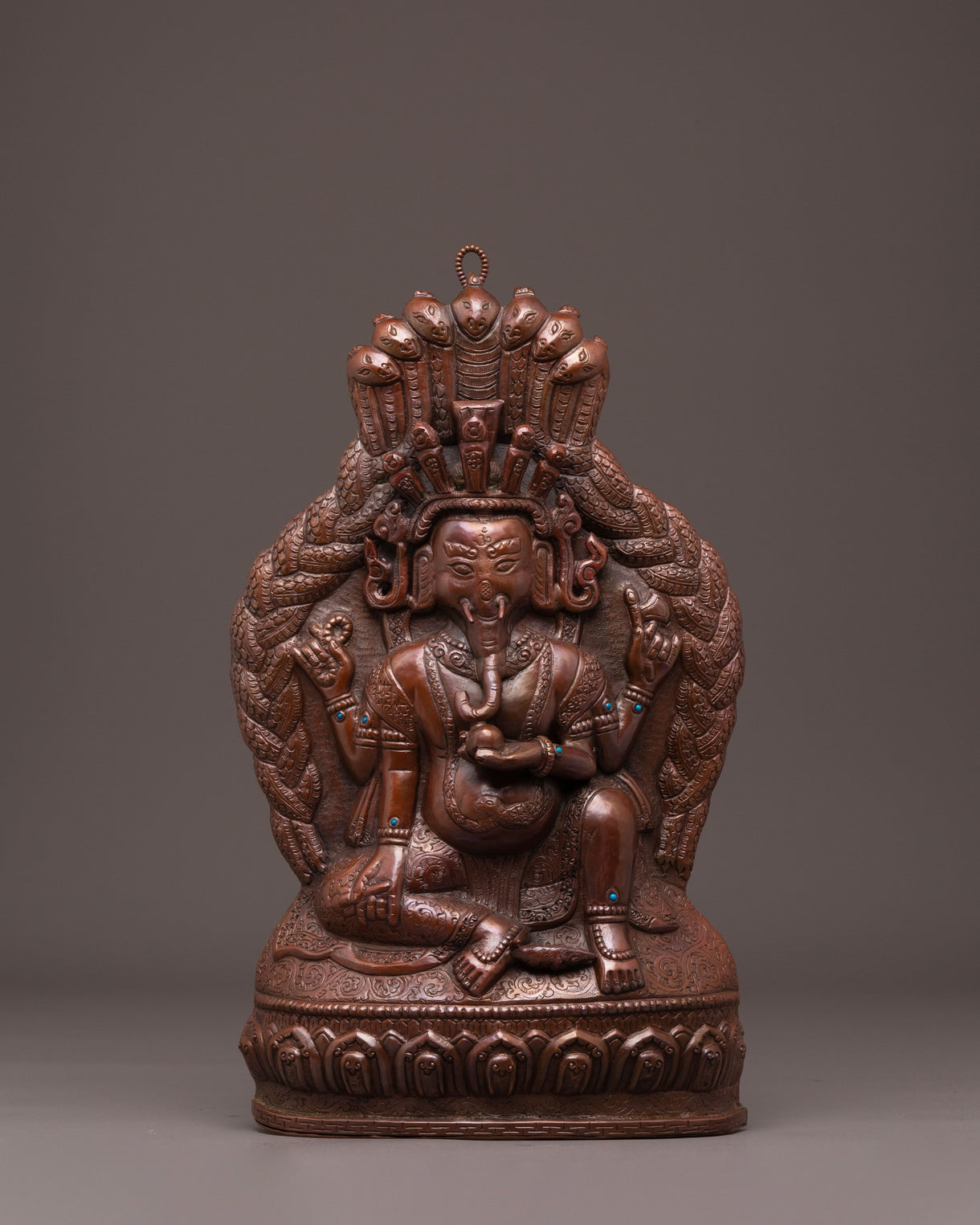 Ganesha Handcrafted Wall Hanging | Sacred Hindu Spiritual Art – Evamratna